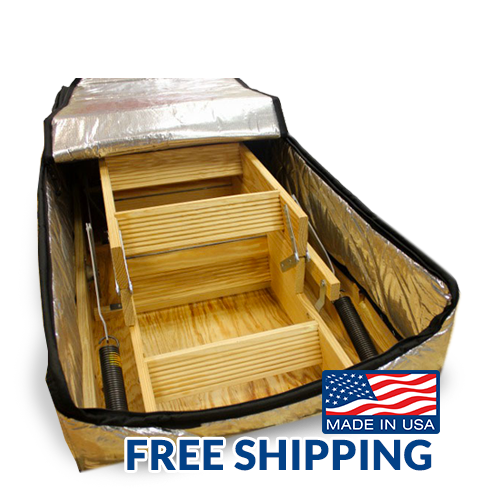 Draft Out Attic Door Insulation - Attic Stair Insulation | Attic Covers